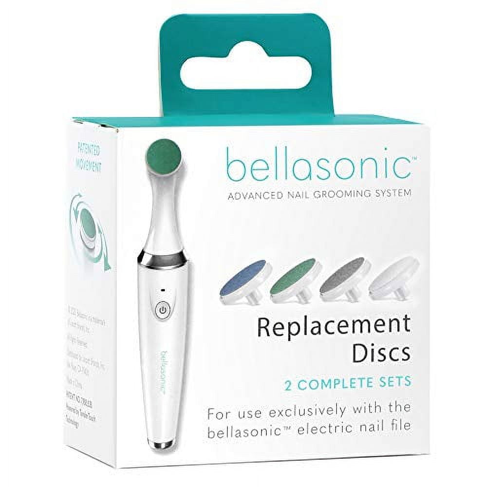 Replacement Discs for Bellasonic 4-in-1 Rechargeable Electric Nail File ...