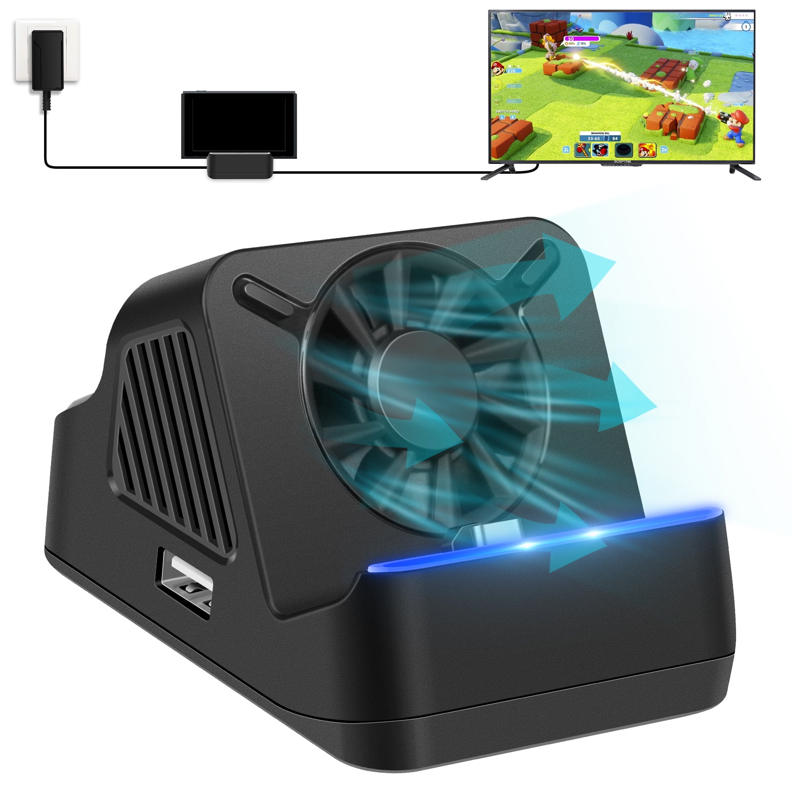 Replacement Docking Station for Nintendo Switch Charging Dock 4K TV ...