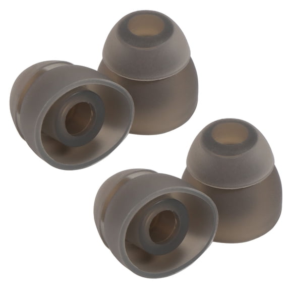 Replacement Double Flange Ear Tips Earbuds Silicone Pads For In Ear ...