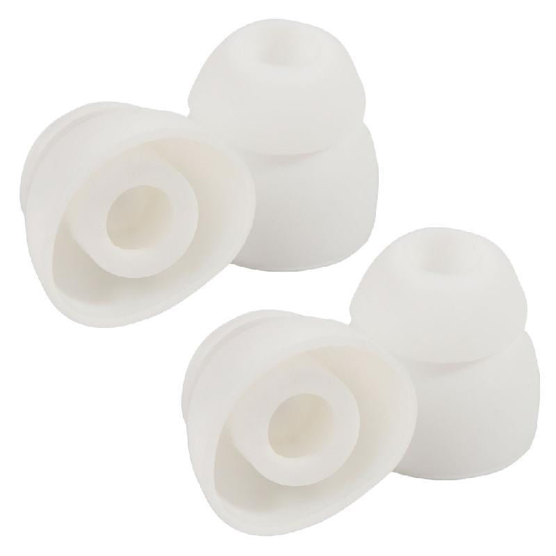 Replacement Double Flange Ear Tips Earbuds Silicone Pads For In Ear ...