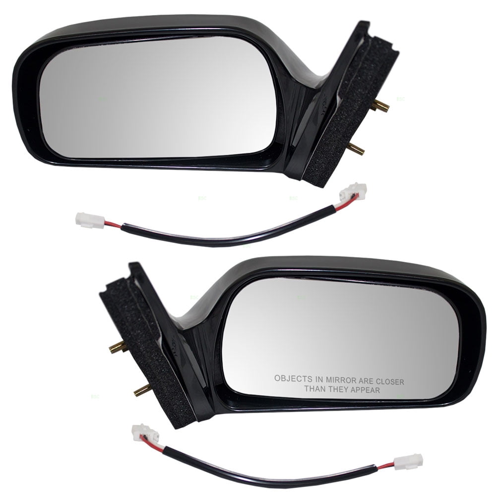 Replacement Driver and Passenger Power Side View Mirrors with Adapters ...