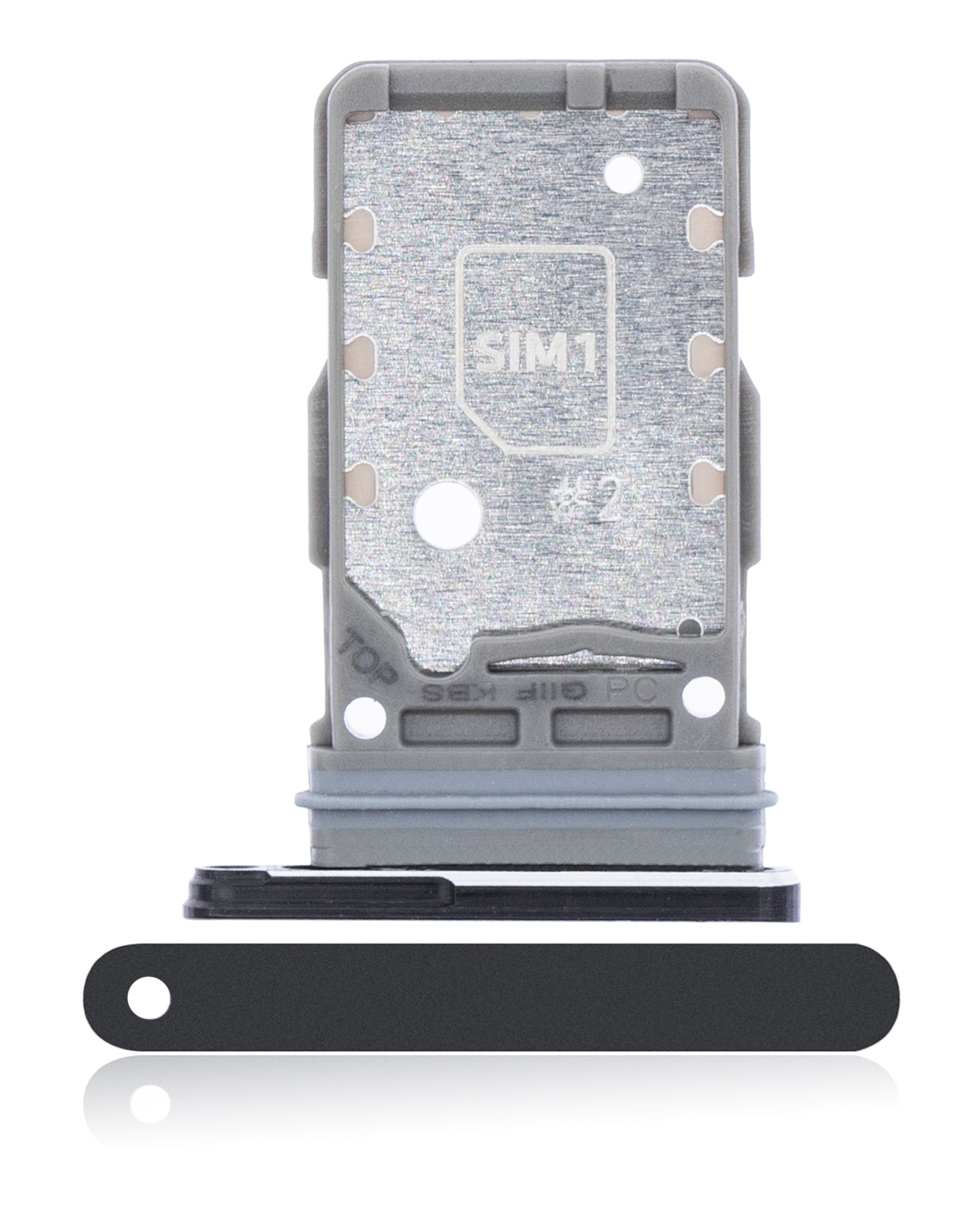 Replacement Dual Sim Card Tray Compatible For Samsung Galaxy S21 (Black ...
