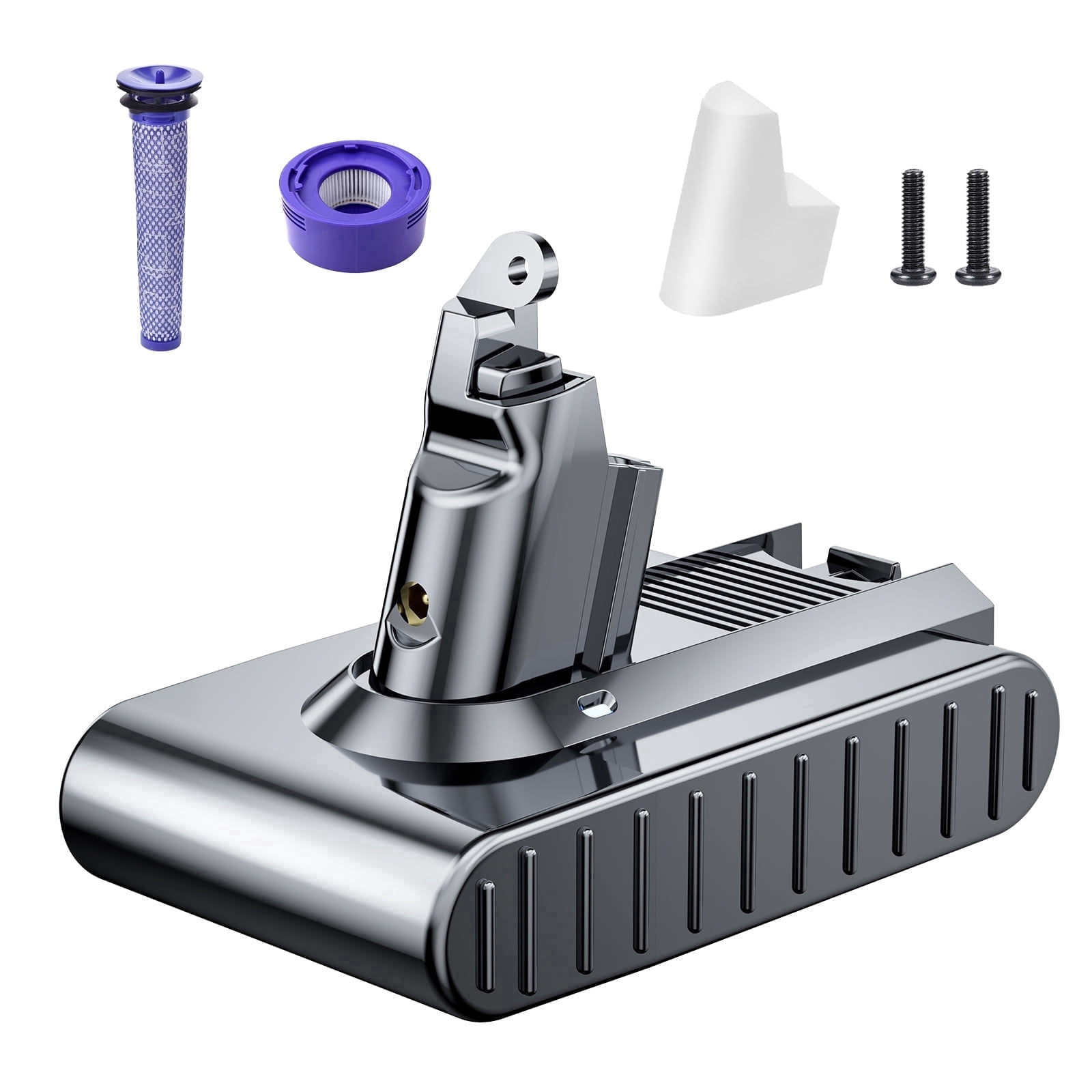 Replacement for Dyson V6 Li-ion Battery 6.0Ah 21.6V Compatible with ...