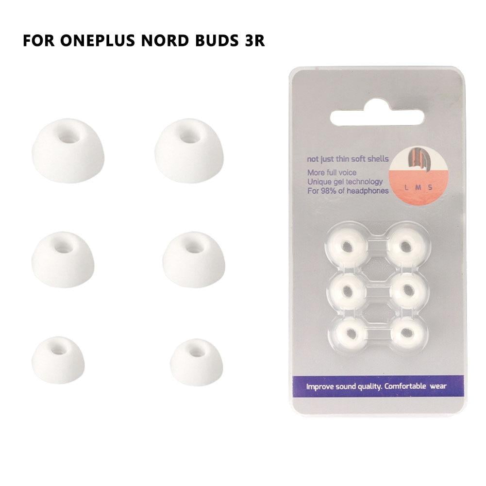 Replacement Ear Tips Nord Buds 3r/3v Soft Silicone Earbuds Caps in S/M ...