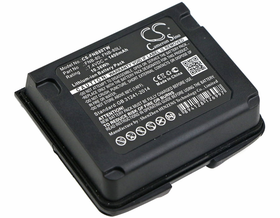 Replacement FNB-80Li Battery for Vertex & YAESU VX-5R VX-6R VX-7R FNB ...