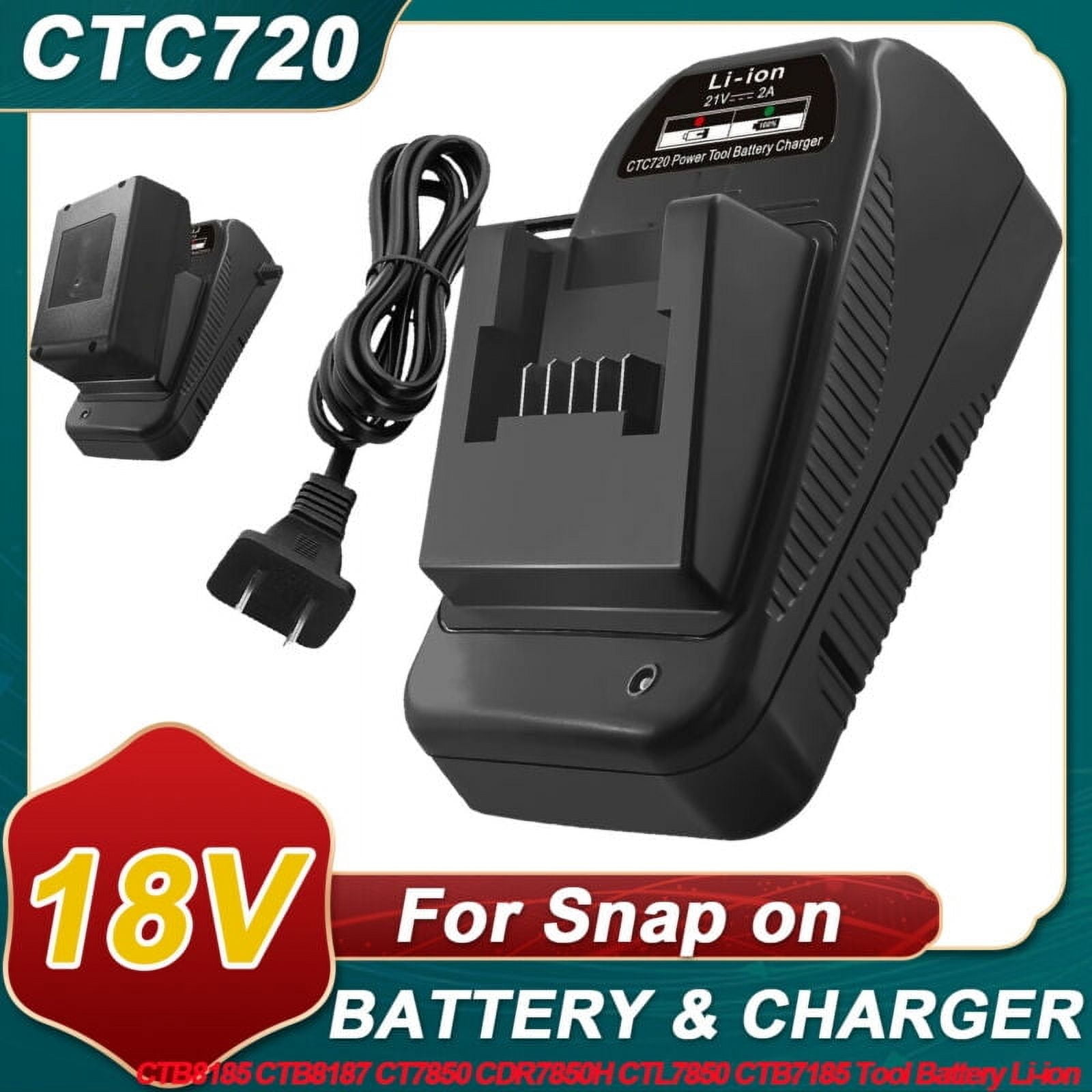 Replacement Fast Charger for Snap on CTC720,Compatible with Snap on ...