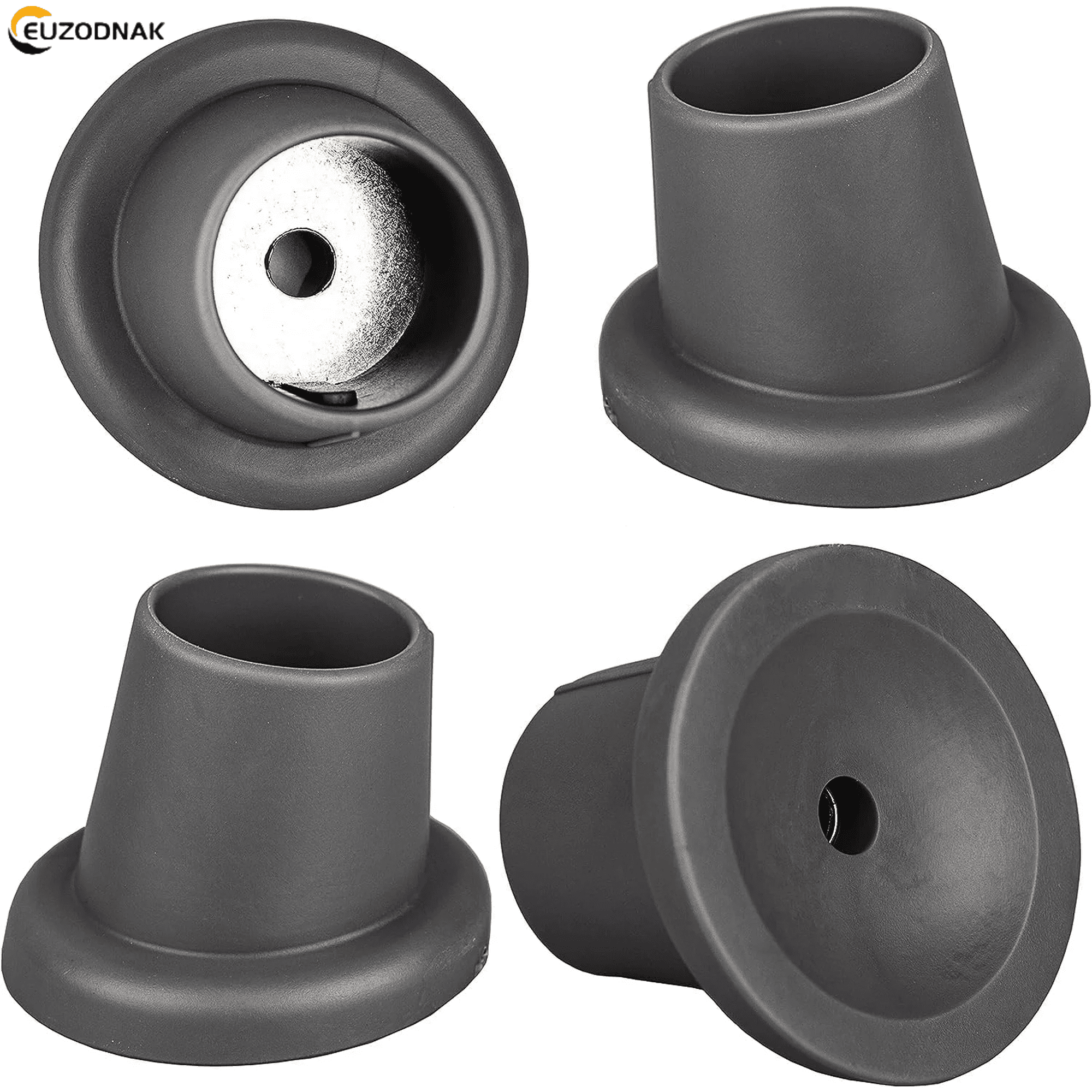 Replacement Feet for Shower Chair Bath Seat, 4 Pack 1" I.D Slope Rubber ...