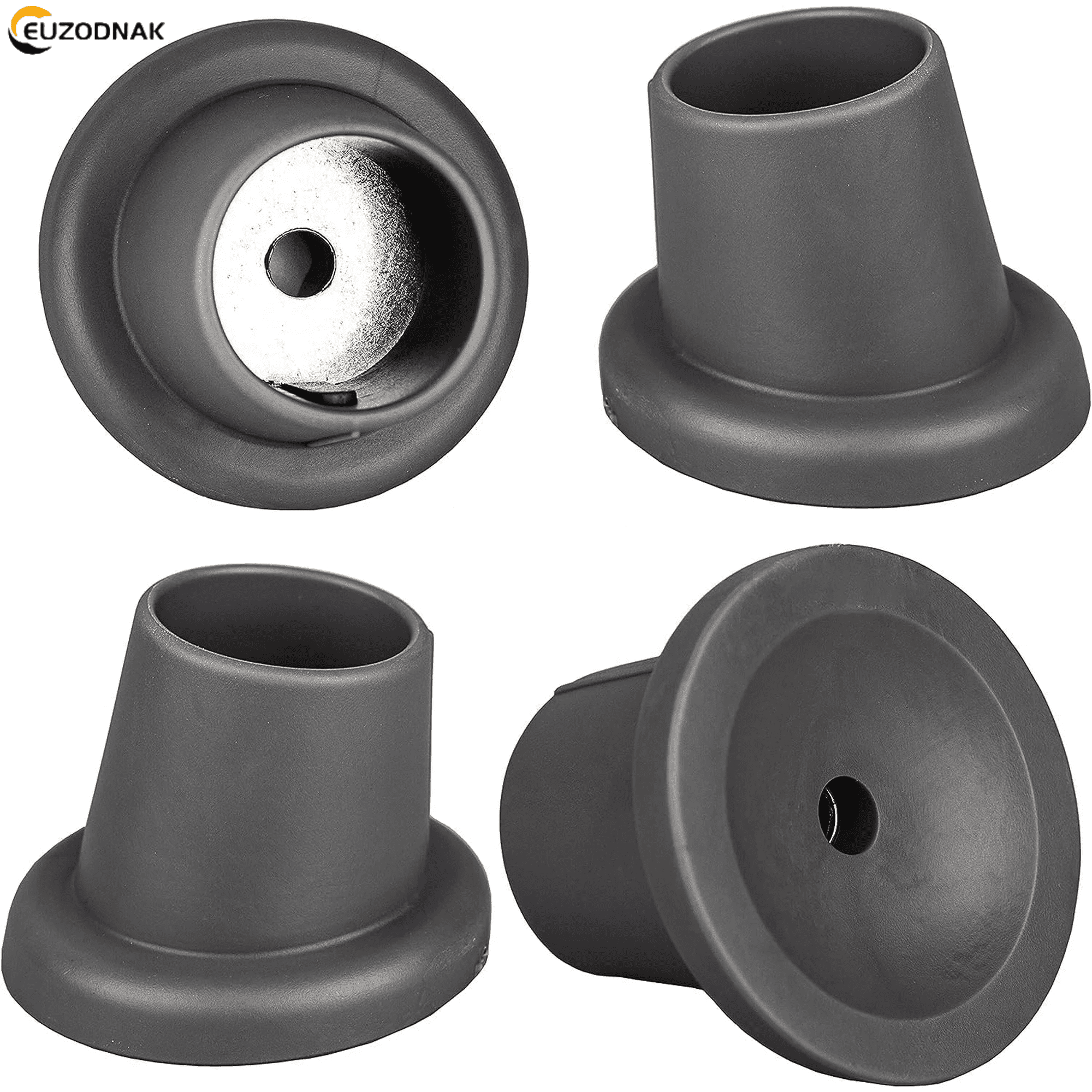 Ludolm Replacement Feet for Shower Chair Bath Seat, 4 Pack 1" I.D Slope ...