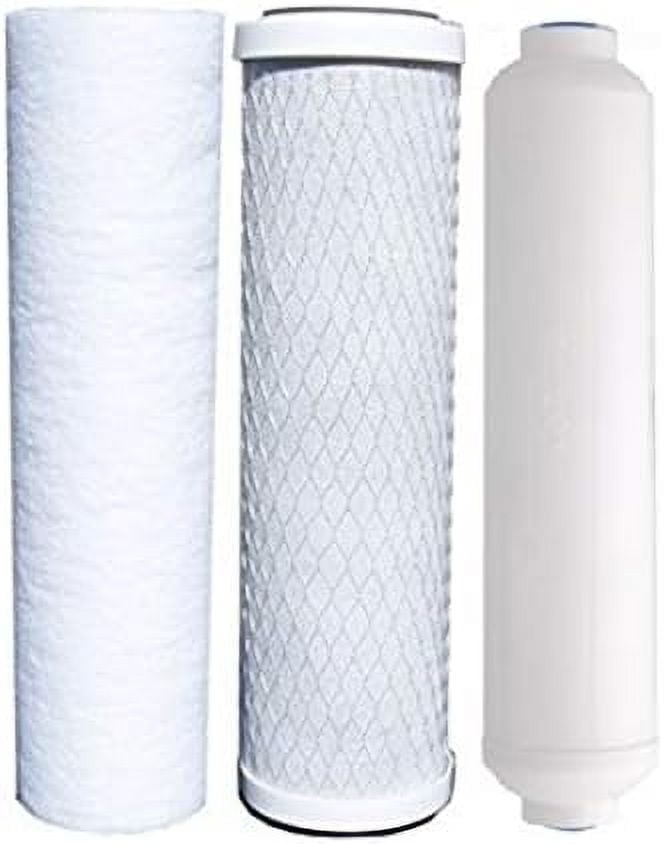 Replacement Filter Kit for Vertex PT 4.0 RO System - Includes Carbon ...
