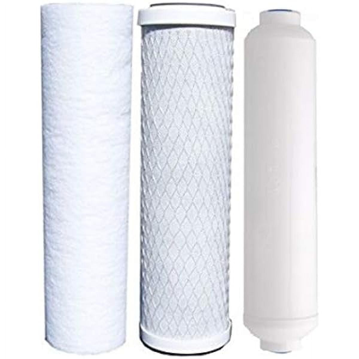 Replacement Filter Kit for Vertex PT 4.0 RO System - Includes Carbon ...