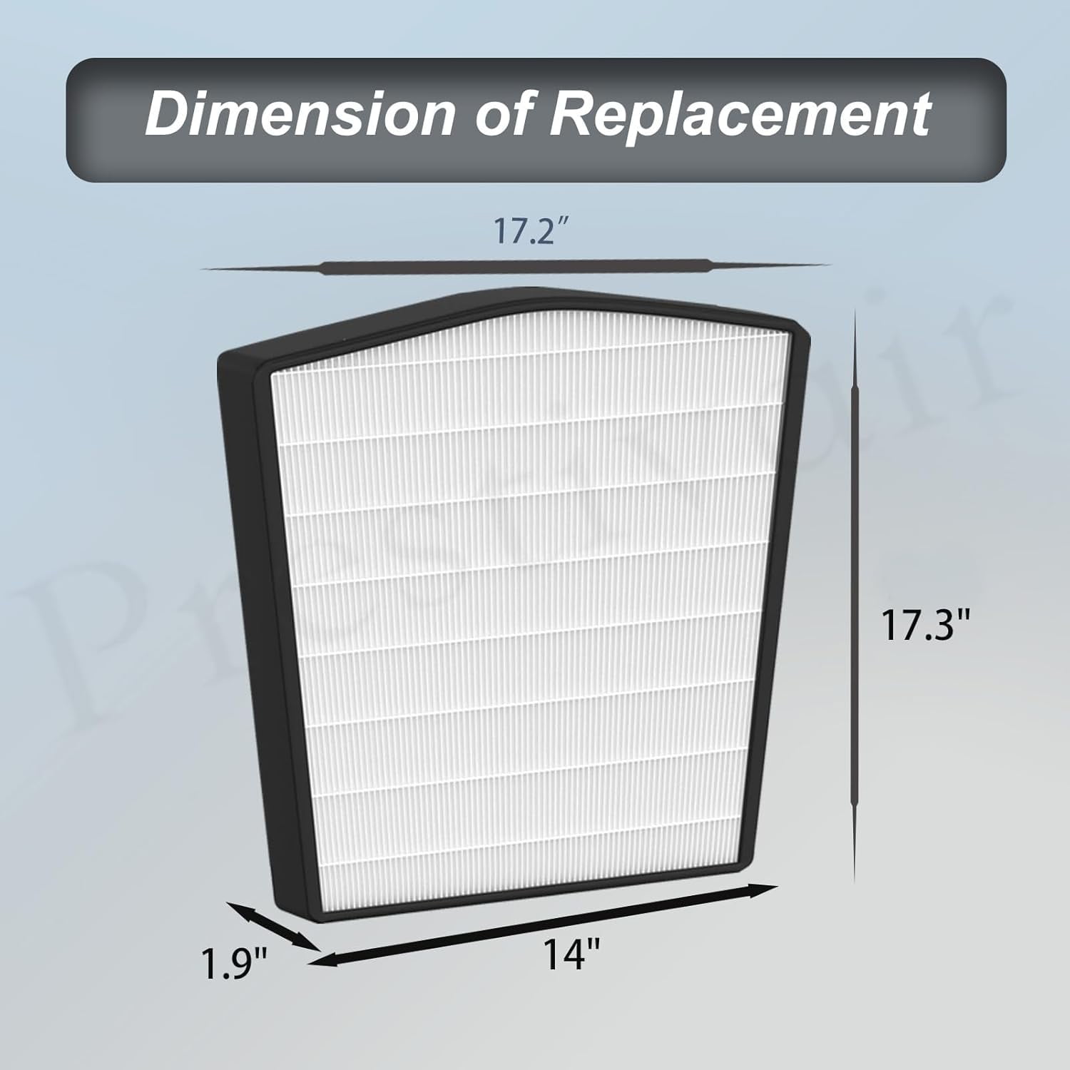 Replacement Filter LP-HF550P for Live-Pure Bali Series Air Purifier ...