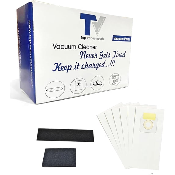 Replacement Filter Set and Style 7 Vacuum Bags (6PK) for Bissell ...