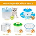 Replacement Filters for Pet Fountain - 6 Pack Activated Carbon Water ...