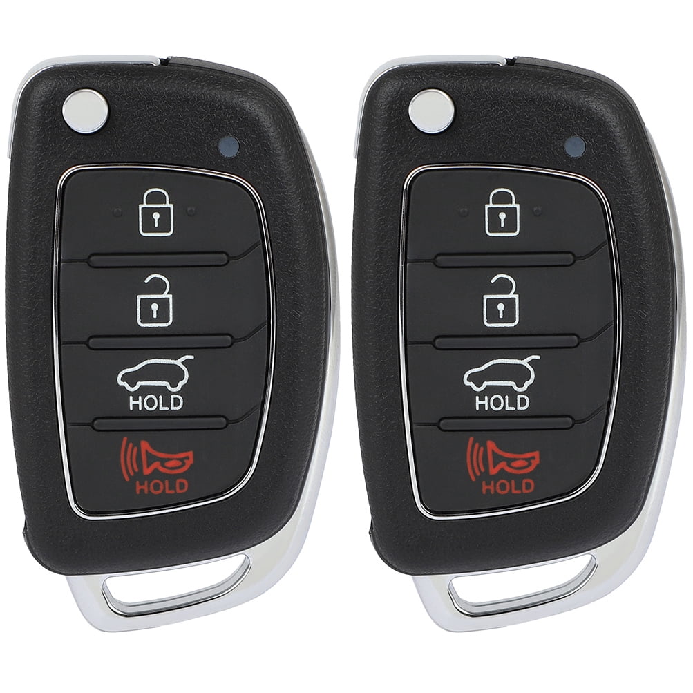 Replacement Flip Key Fob for Hyundai for Santa Fe TQ8RKE-3F04 - Walmart ...