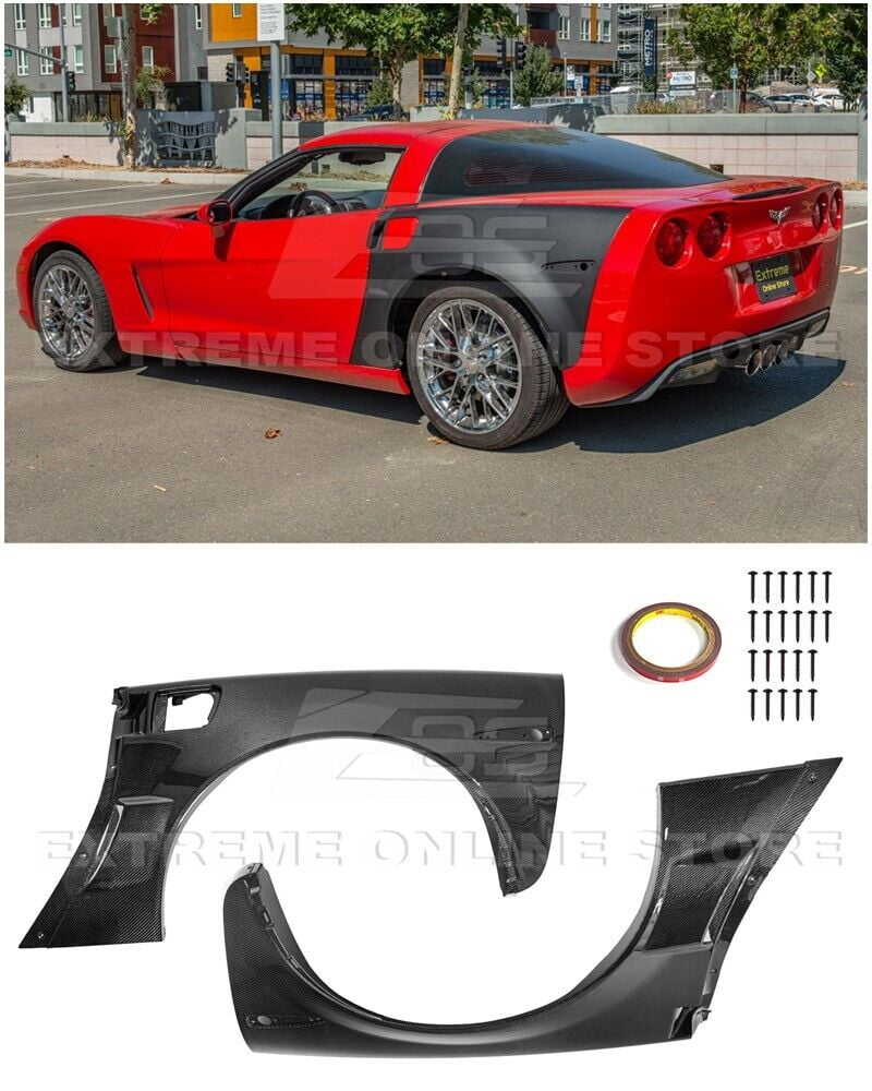 Replacement For 2005-2013 Corvette C6 Models | ZR1 Style Rear Side ...