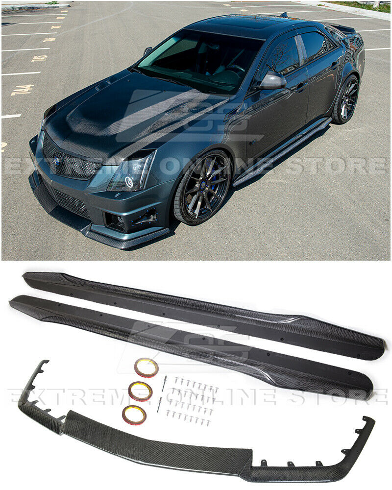 Replacement For 2009-2015 Cadillac CTS-V Models | Carbon Package Style ...