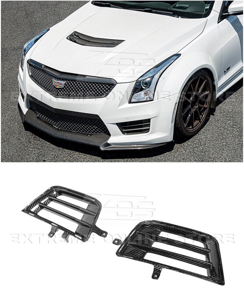 Replacement For 2016-2019 Cadillac ATS-V GM Factory Style CARBON FIBER ...