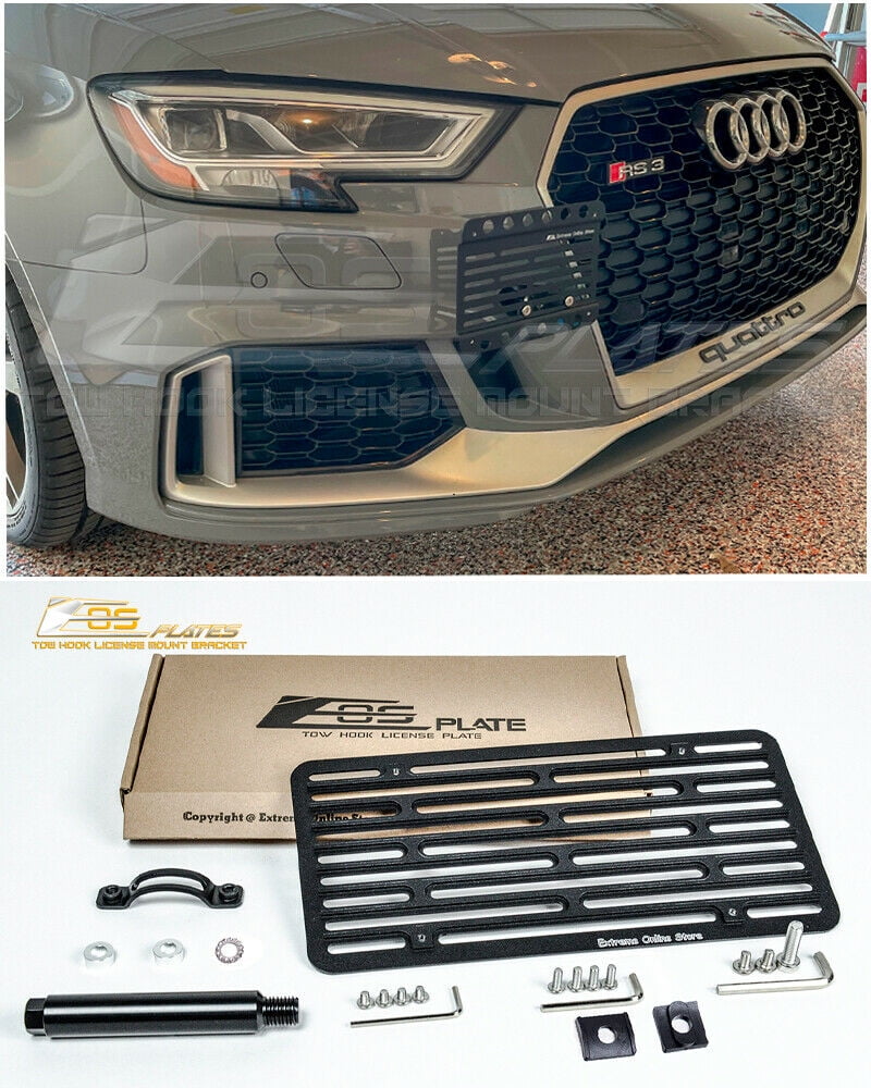 Replacement For 2017-2020 Audi RS3 | EOS Plate Version 2 Front Bumper ...