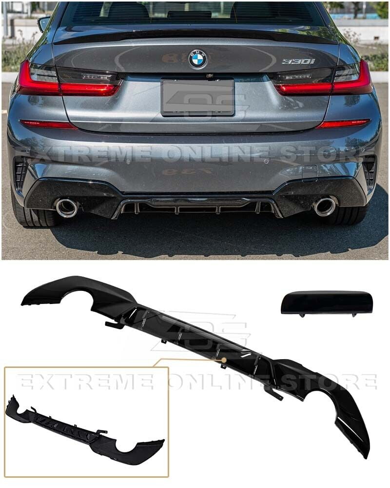 BMW G20 G28 330e 330i M-Sport 2019+ | M-Performance ABS Glossy Black ...