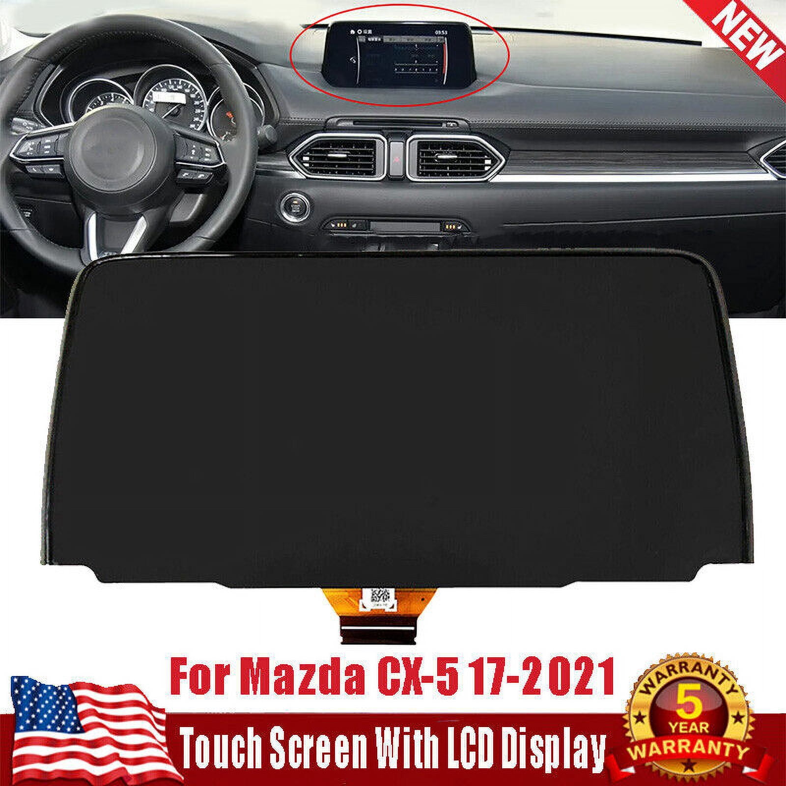 Replacement For 2020 Mazda CX-5 7" LCD Display Touch Screen Radio ...