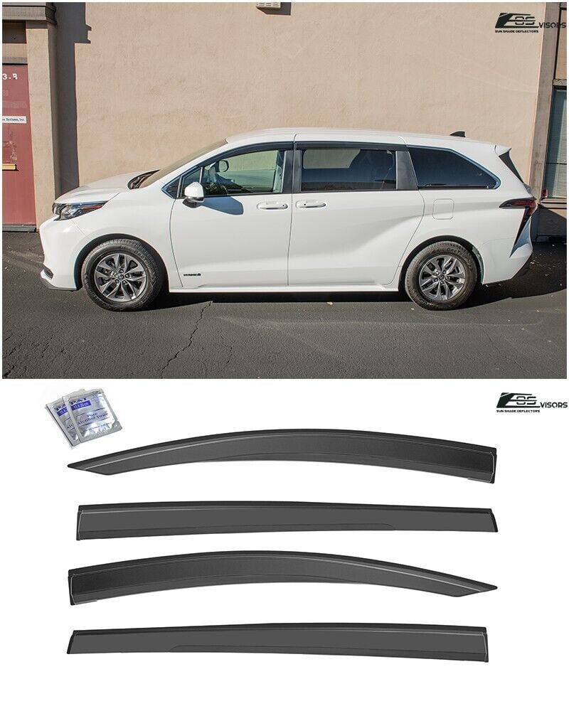 Replacement For 2021-Present Toyota Sienna Sedan | EOS Visors JDM Mugen ...