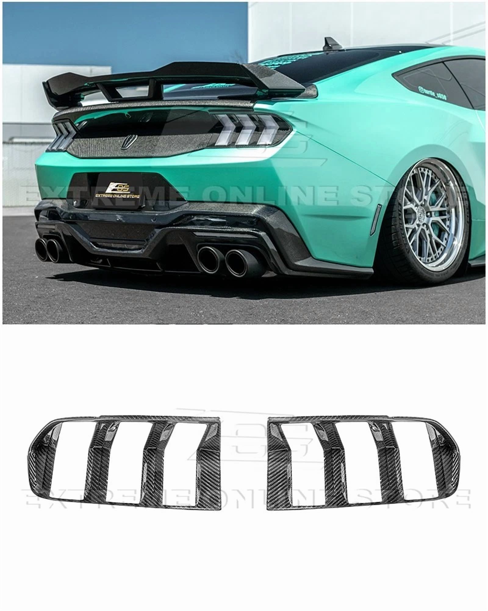 Replacement For 2024-Present Ford Mustang Models | Factory Style CARBON ...