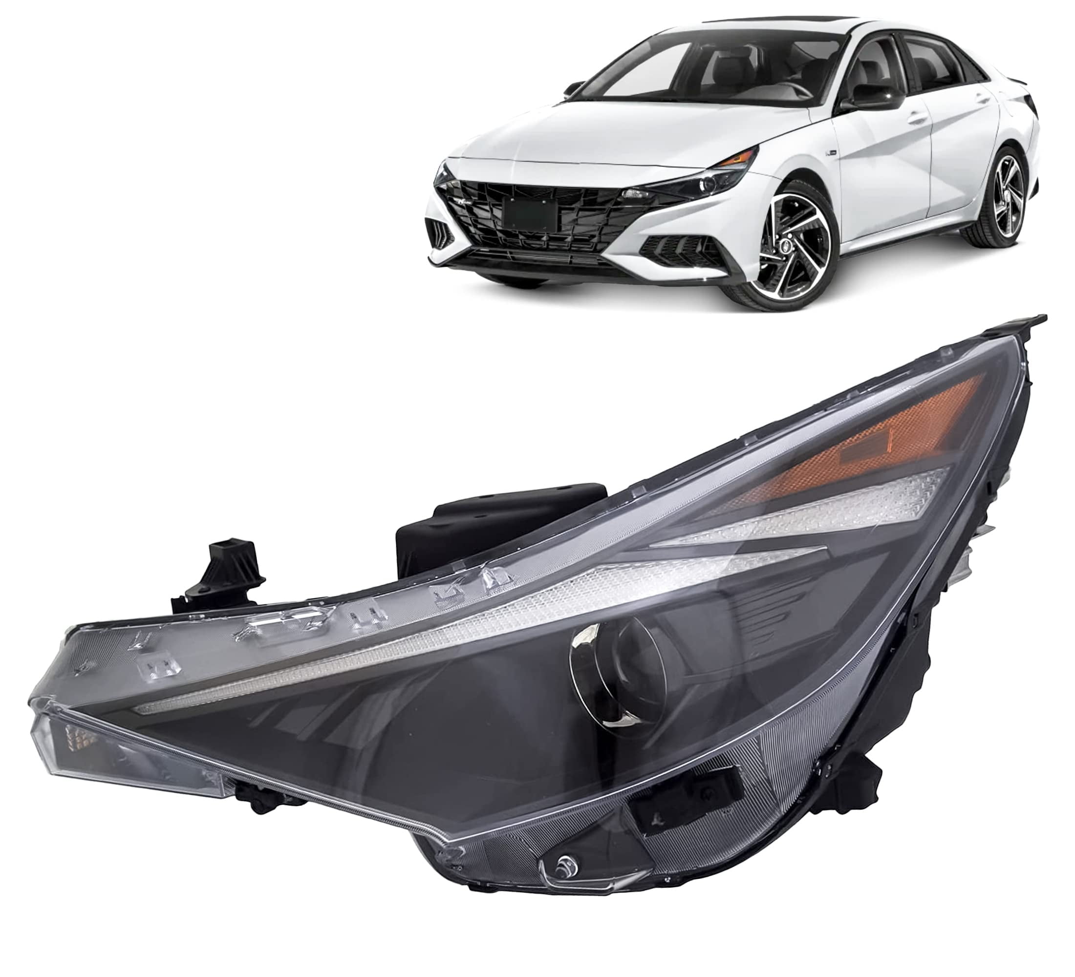 Replacement For Hyundai Elantra 2021-2023 SEL, SE, N line, CAPA ...