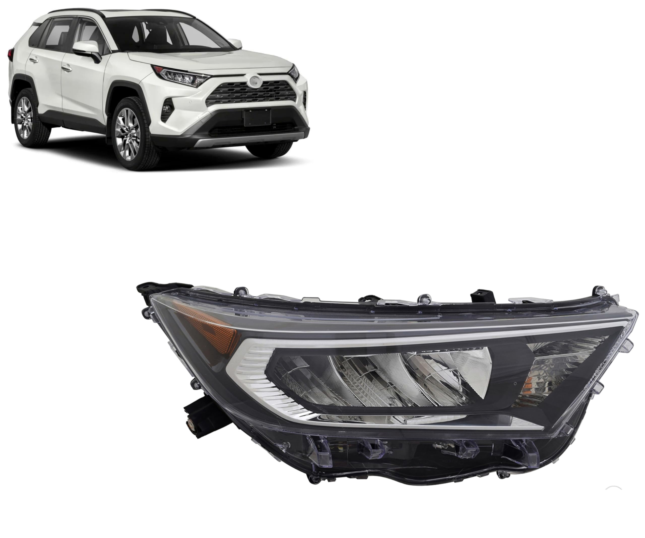Replacement For Toyota 2019-2021 RAV4 Adventure/Limited/Trail/XLE/XLE ...