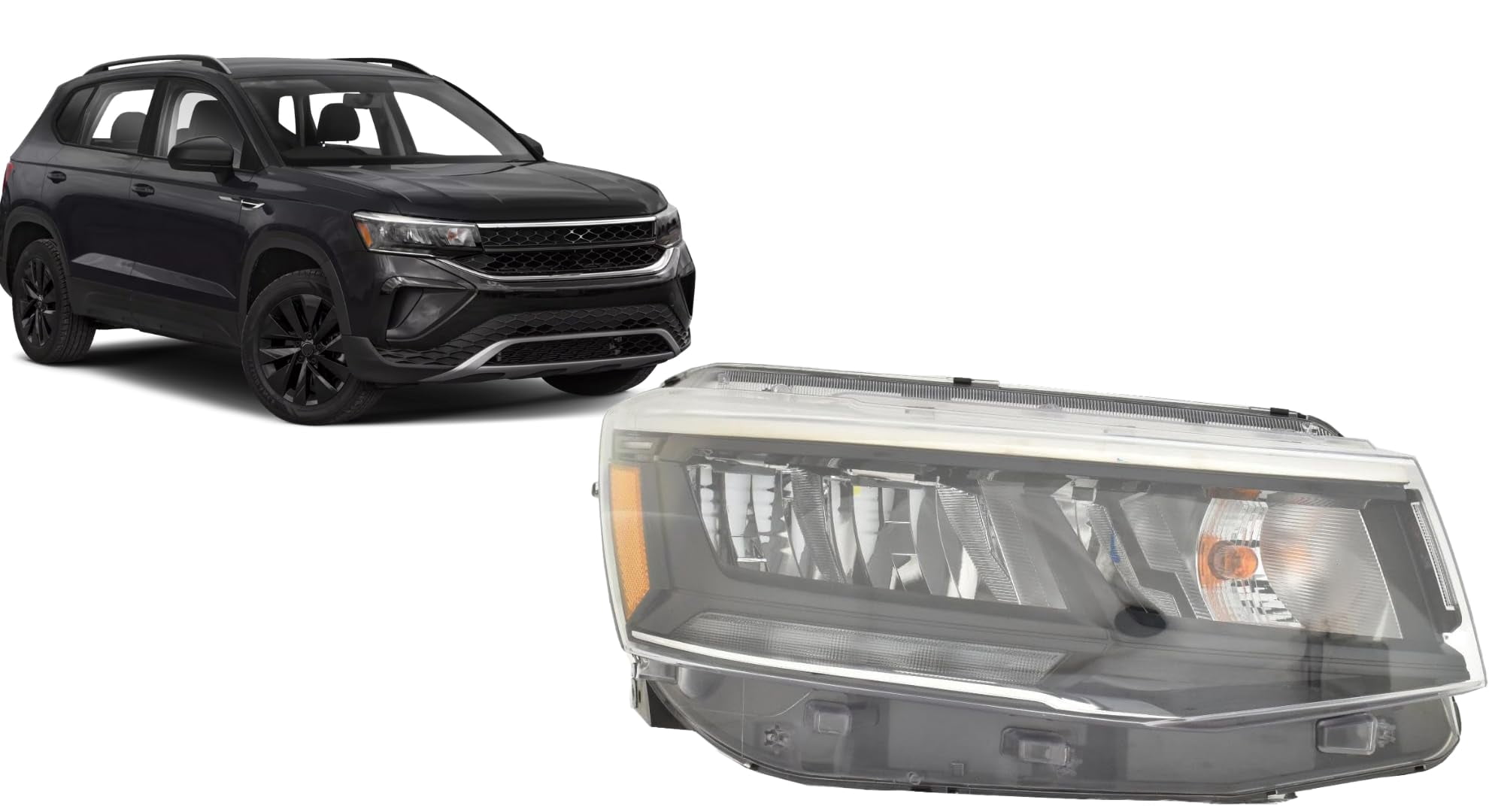 Replacement For Volkswagen Taos 2022 - 2023 Headlight Assembly Without ...