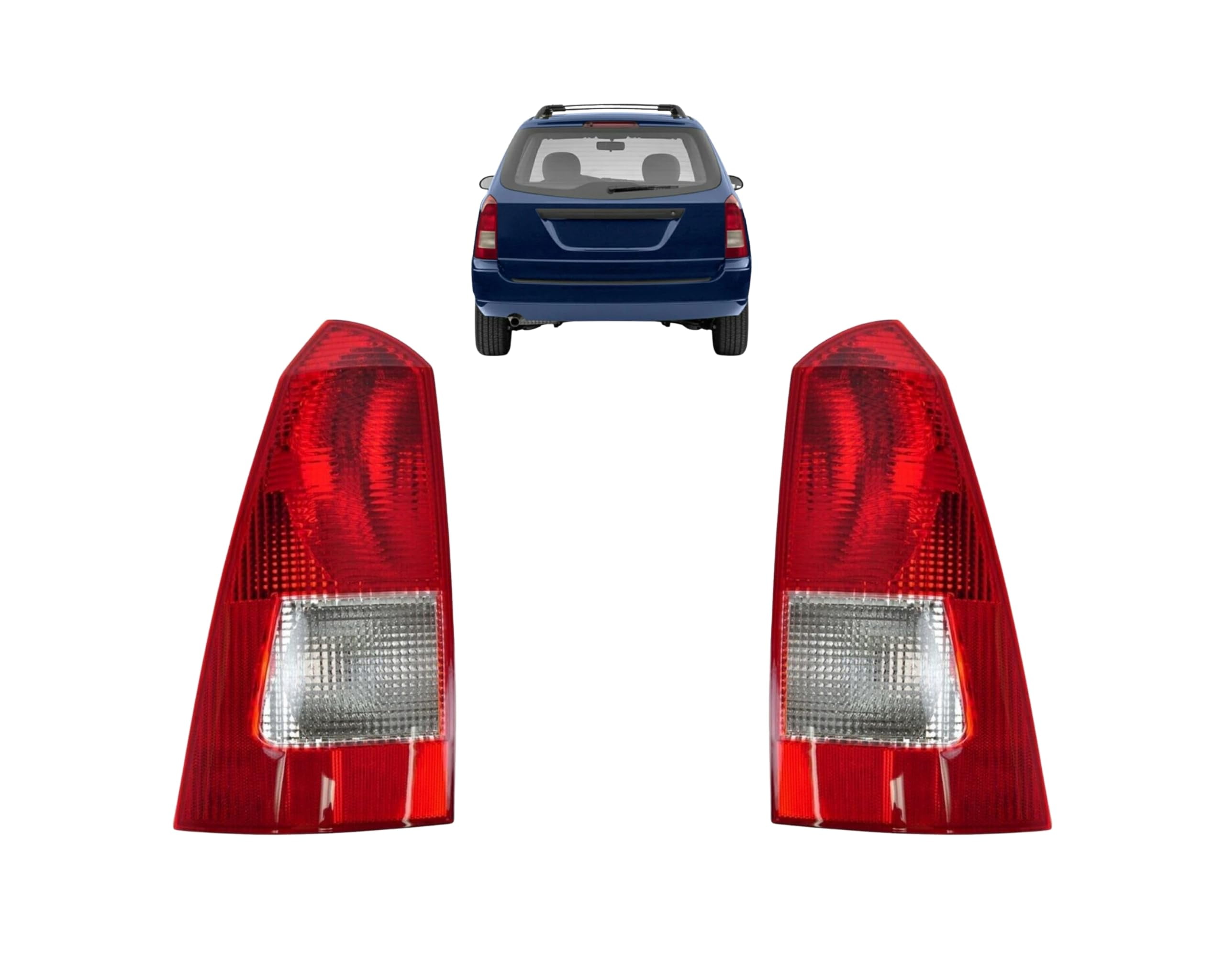 Replacement for Ford Focus 2000-2003 ZTW, SE, Wagon Halogen Tail Light ...