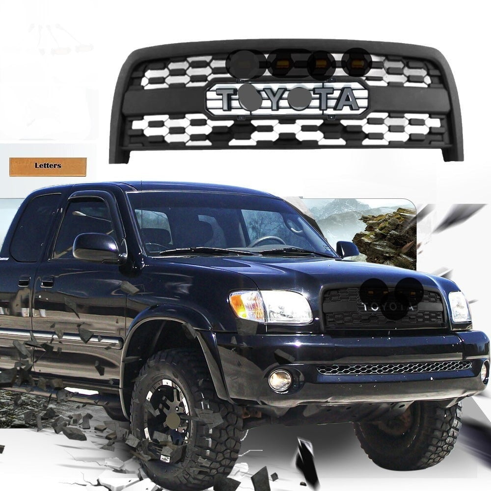 Replacement Front Grille Assembly with integrated Toyota Emblem for ...