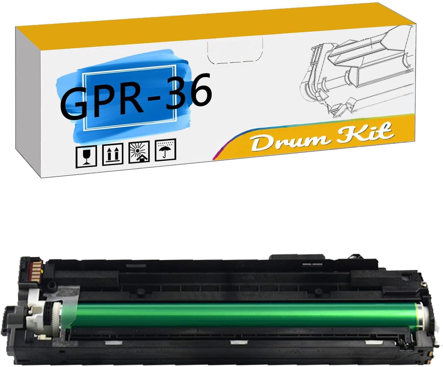 Replacement for GPR-36 GPR36 Drum Kit Compatible for Canon C2225i ...