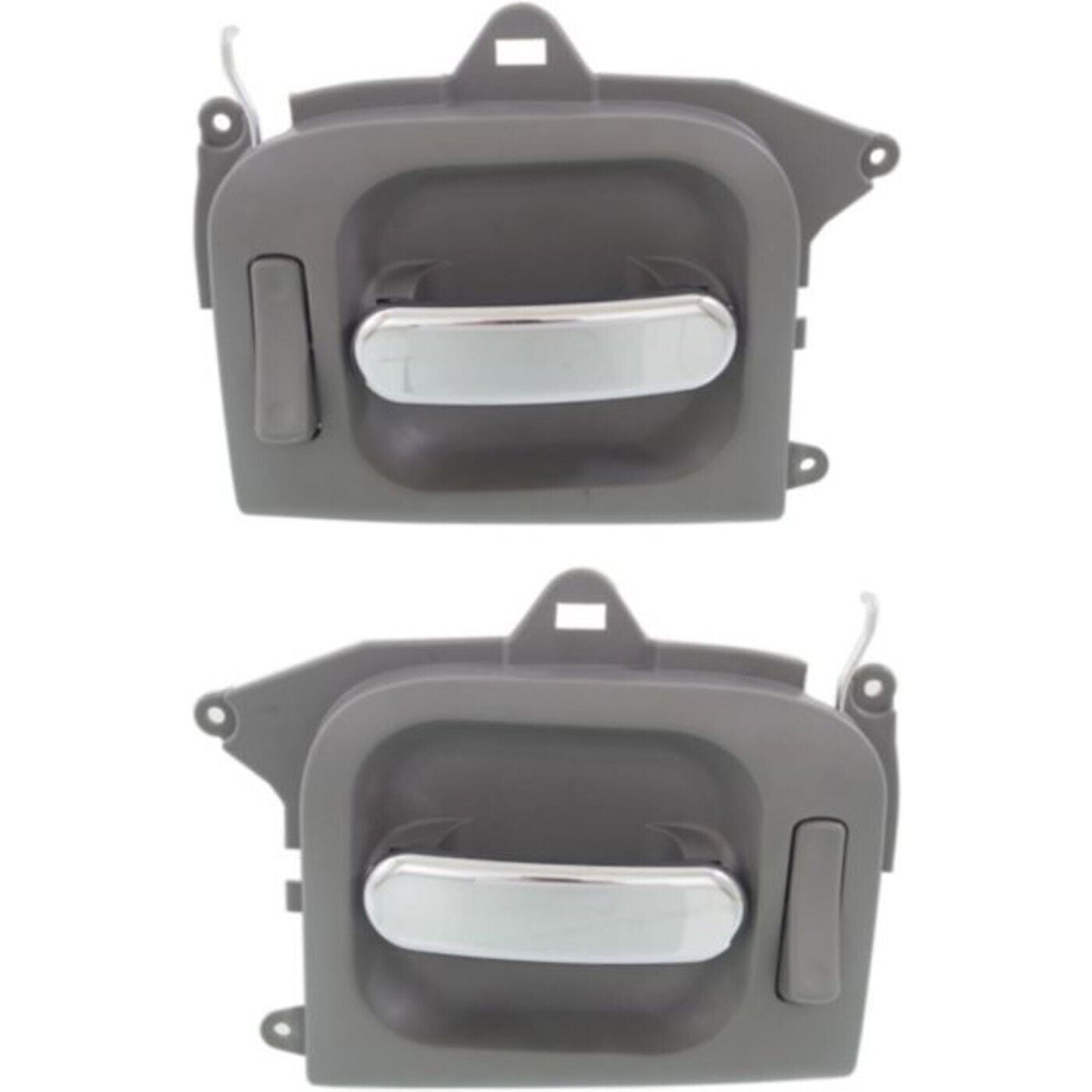 Replacement Gray Chrome Interior Door Handles for 2002-2005 for Kia for ...