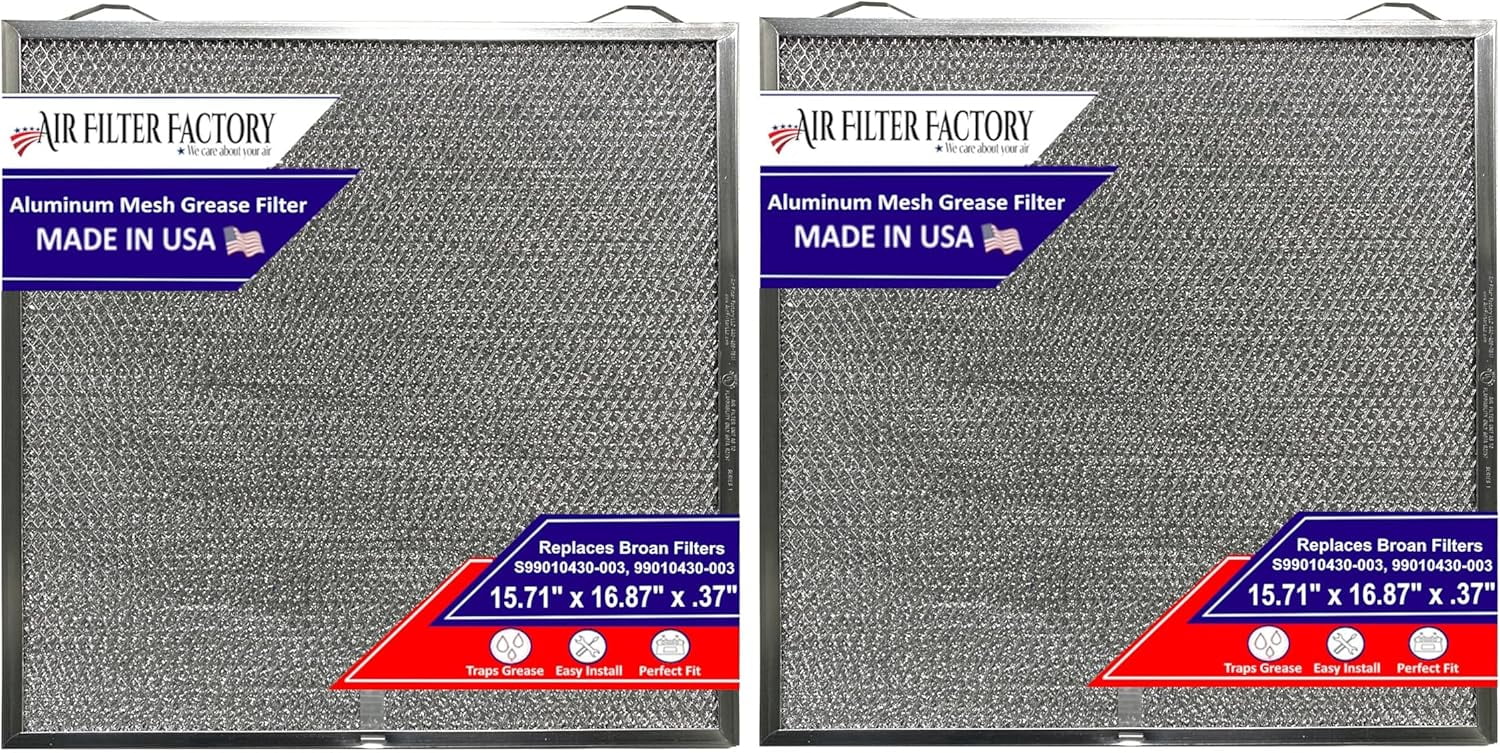 Replacement Grease Filter For HPFA136, 99010430-003, S99010430-003 ...