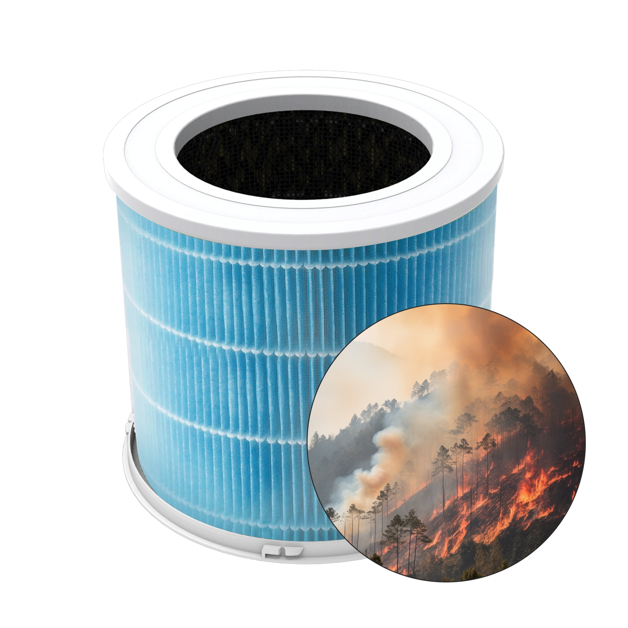 GCZ H13 True HEPA Replacement Filter for AP302 & AP304 Air Purifier, 4 ...
