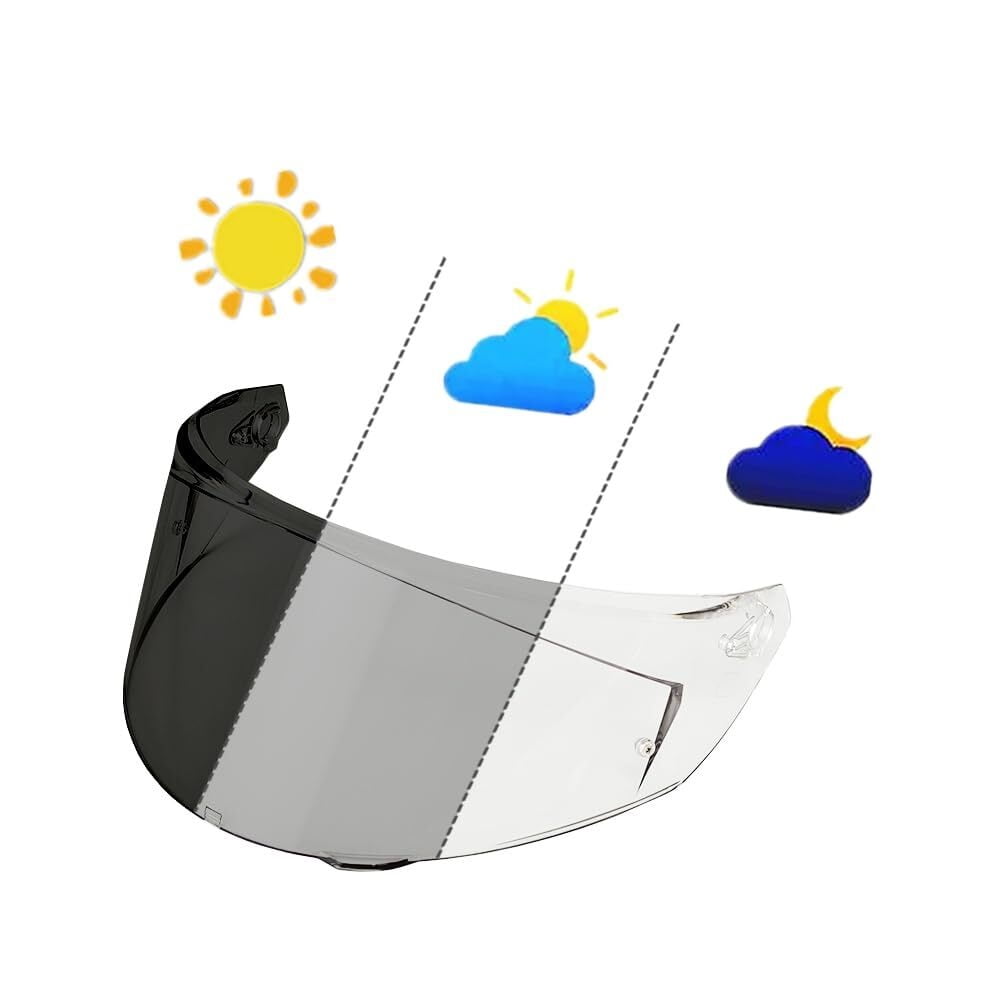 Replacement Helmet Visor for New K3, Motorcycle Helmet Shield ...