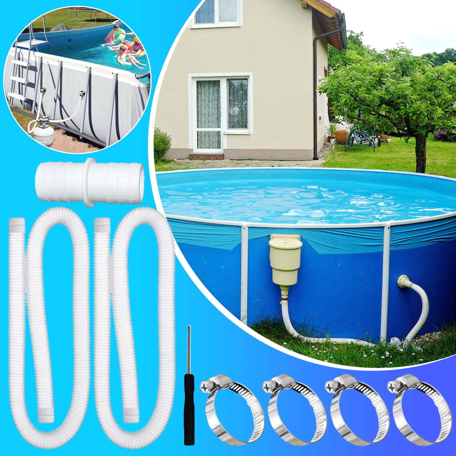 Replacement Hoses for Above Ground Pool,Pool Hose for Above Ground ...