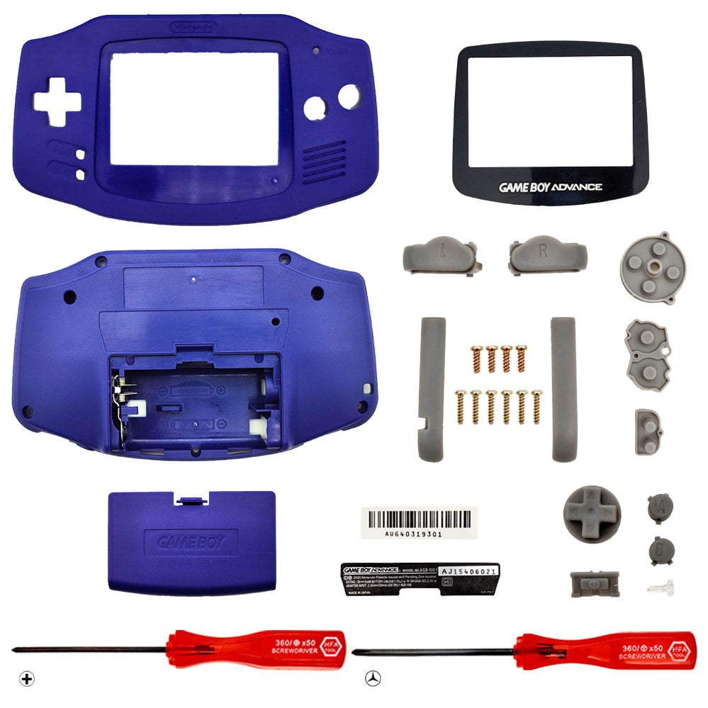 Replacement Housing for Nintendo GBA Game Boy Advance Shell Screen ...