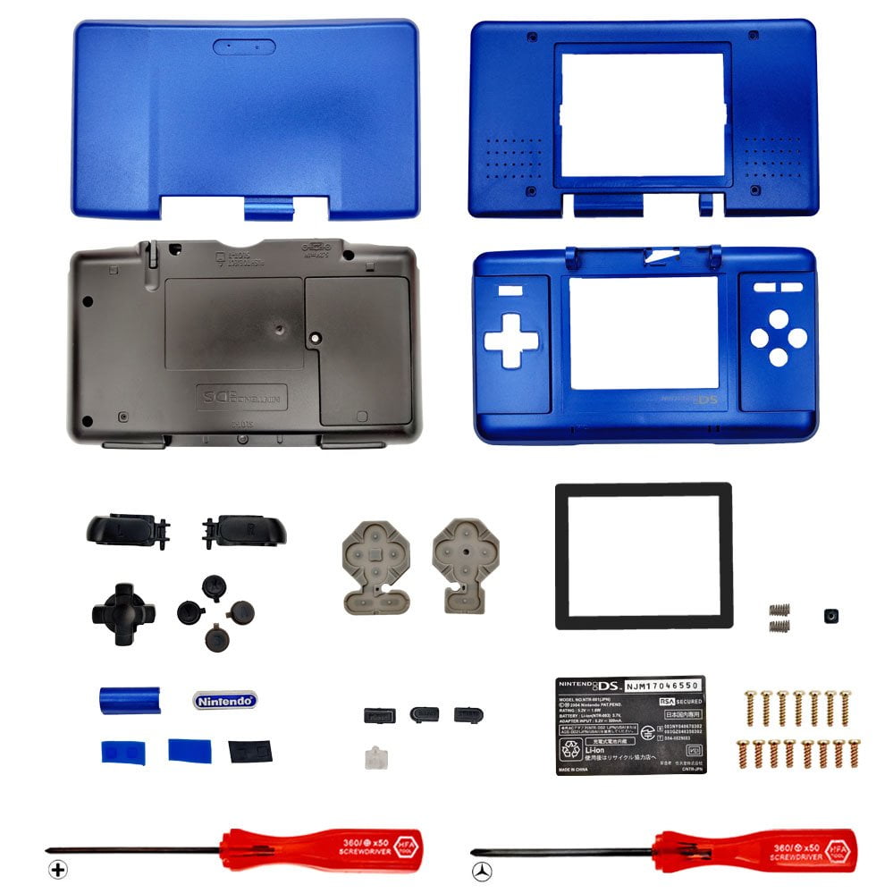 Replacement Housing for Original Nintendo DS Shell Screen Tools Blue ...
