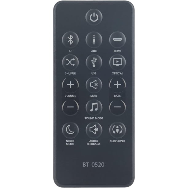 Replacement Infrared IR Remote Control Fit for JBL Bar Studio 2.0 ...