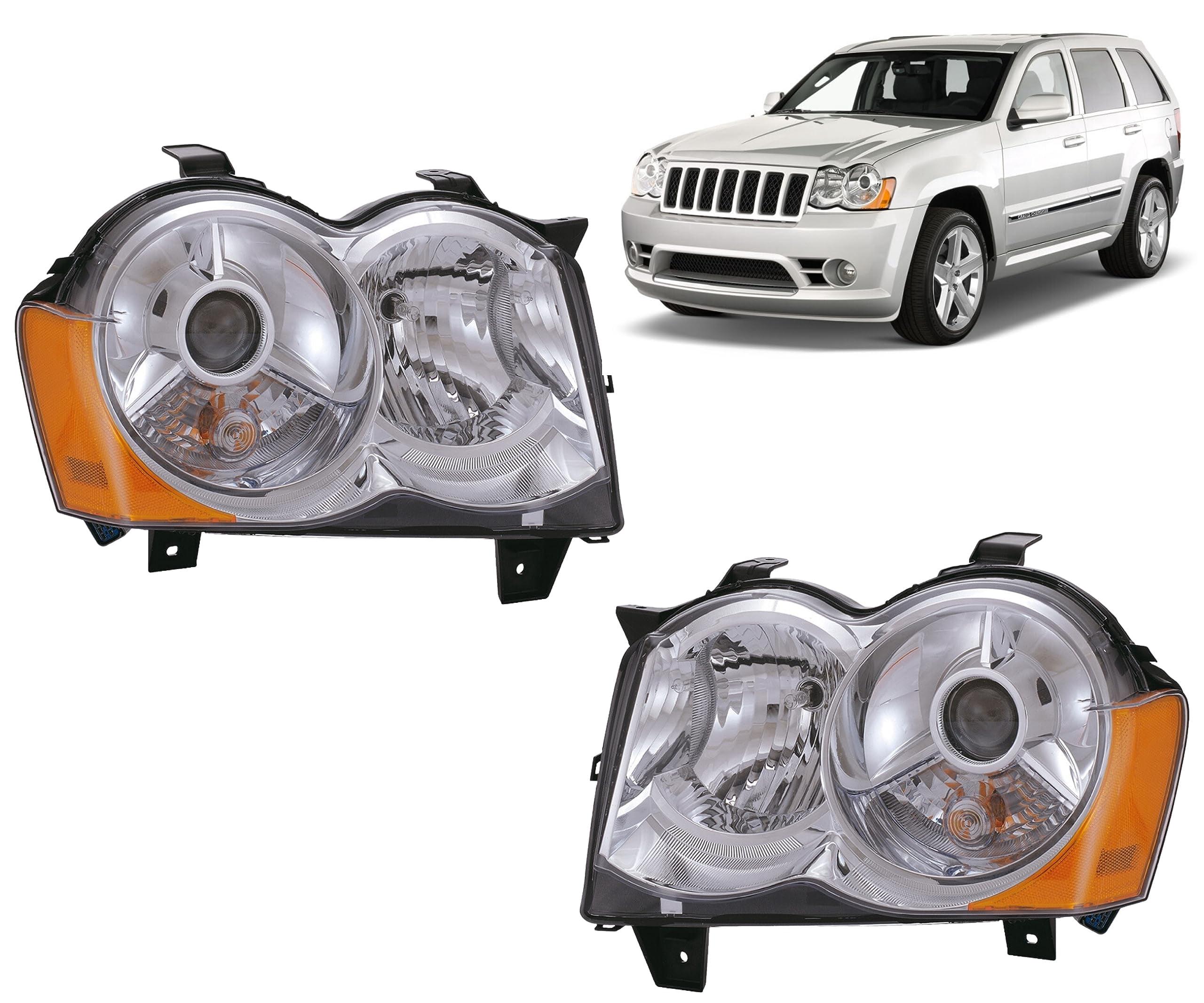 Replacement For Jeep 2008 2009 2010 Grand Cherokee HID Headlight ...