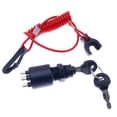 Replacement Johnson Evinrude Key Switch w/Lanyard 5005801 Push to Choke ...