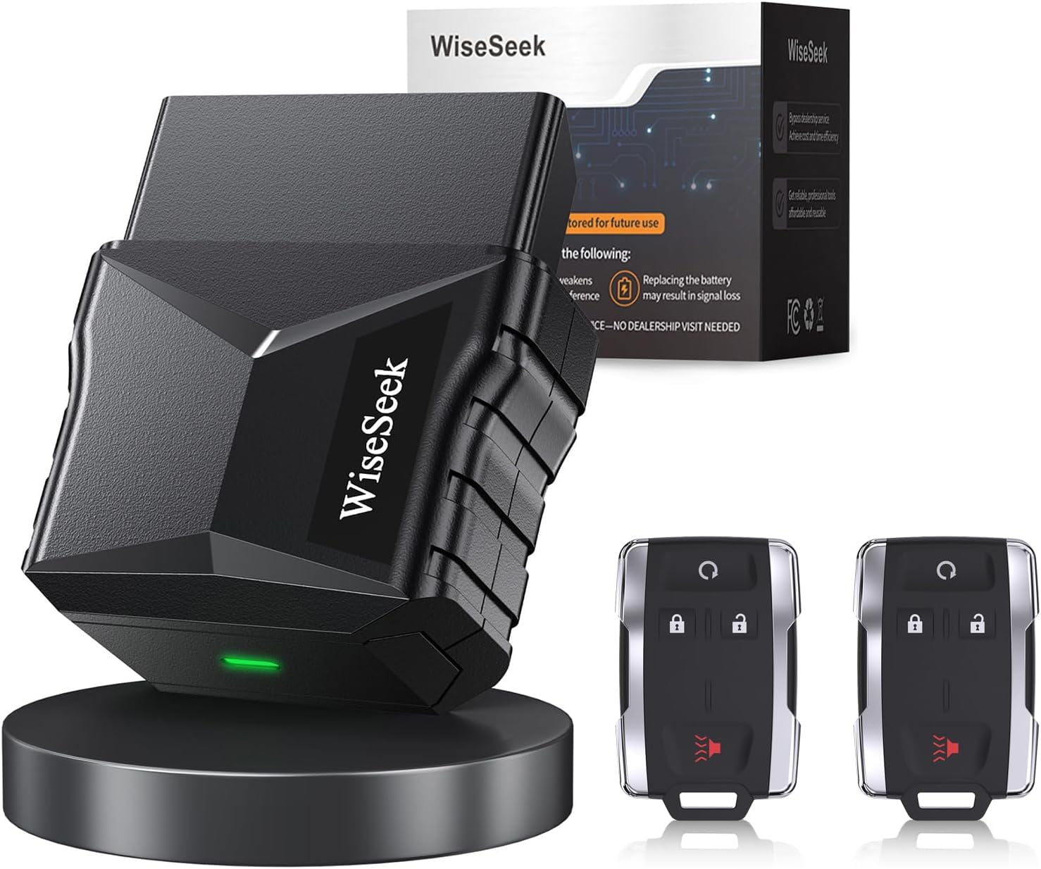 Replacement Key Fob: OBD Remote Start DIY Keyless Entry ible with 2015 ...