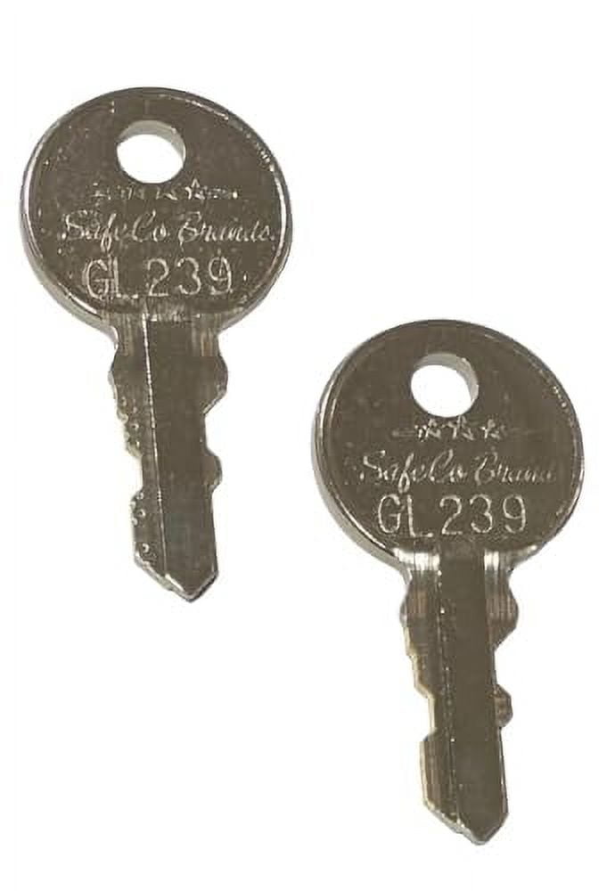 Replacement Keys for Illinois Double Sided Key Codes GL200-GL249 2-Keys ...