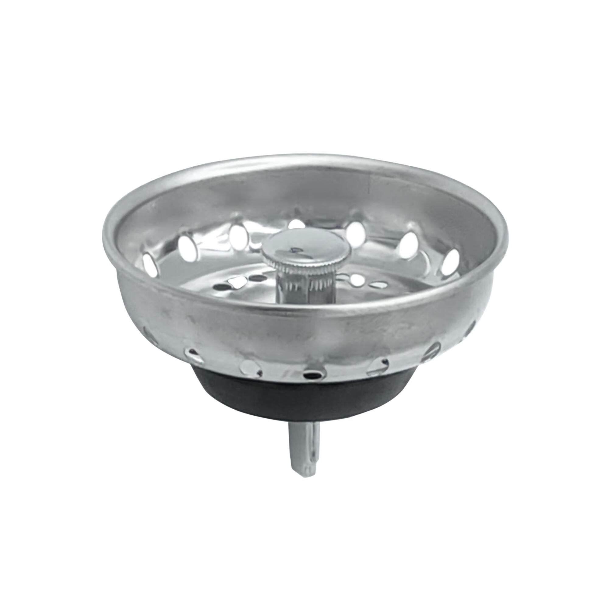 Replacement Kitchen Sink Stainless Steel Basket Strainer with Prong and ...