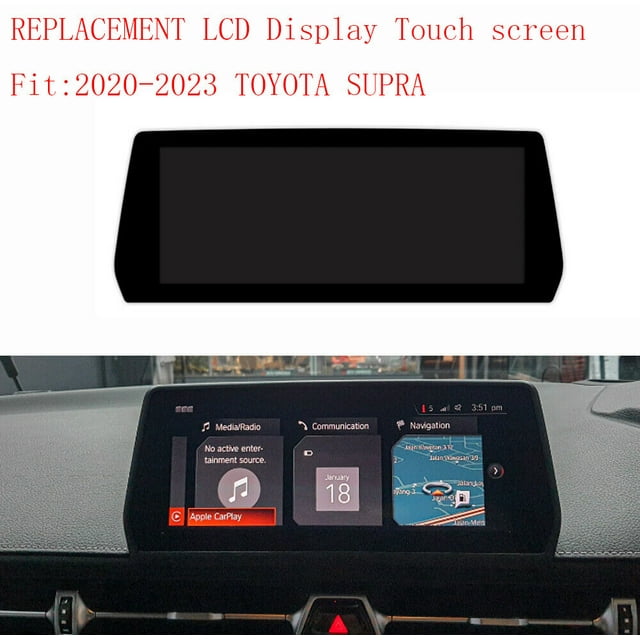 Replacement LCD DISPLAY Touch Screen for 2020-2023 TOYOTA SUPRA RADIO ...