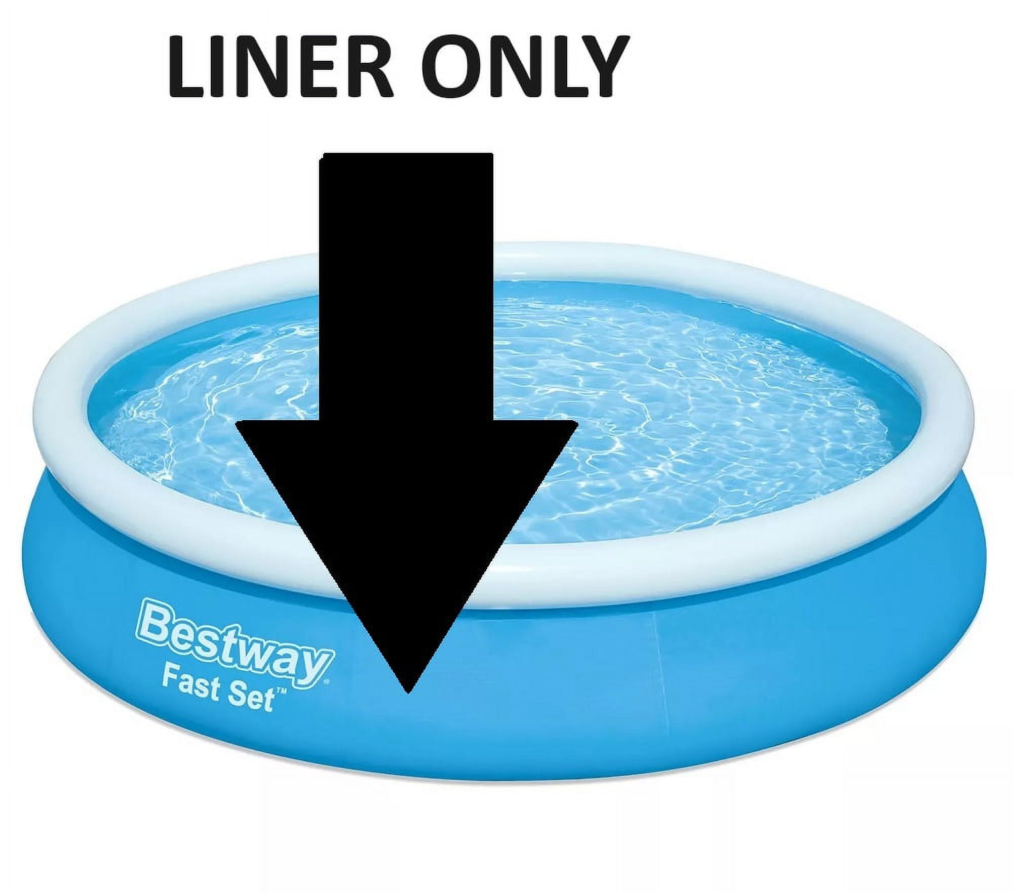 Replacement LINER for Bestway Fast Set 12ft X 30in Round Swimming Pool ...