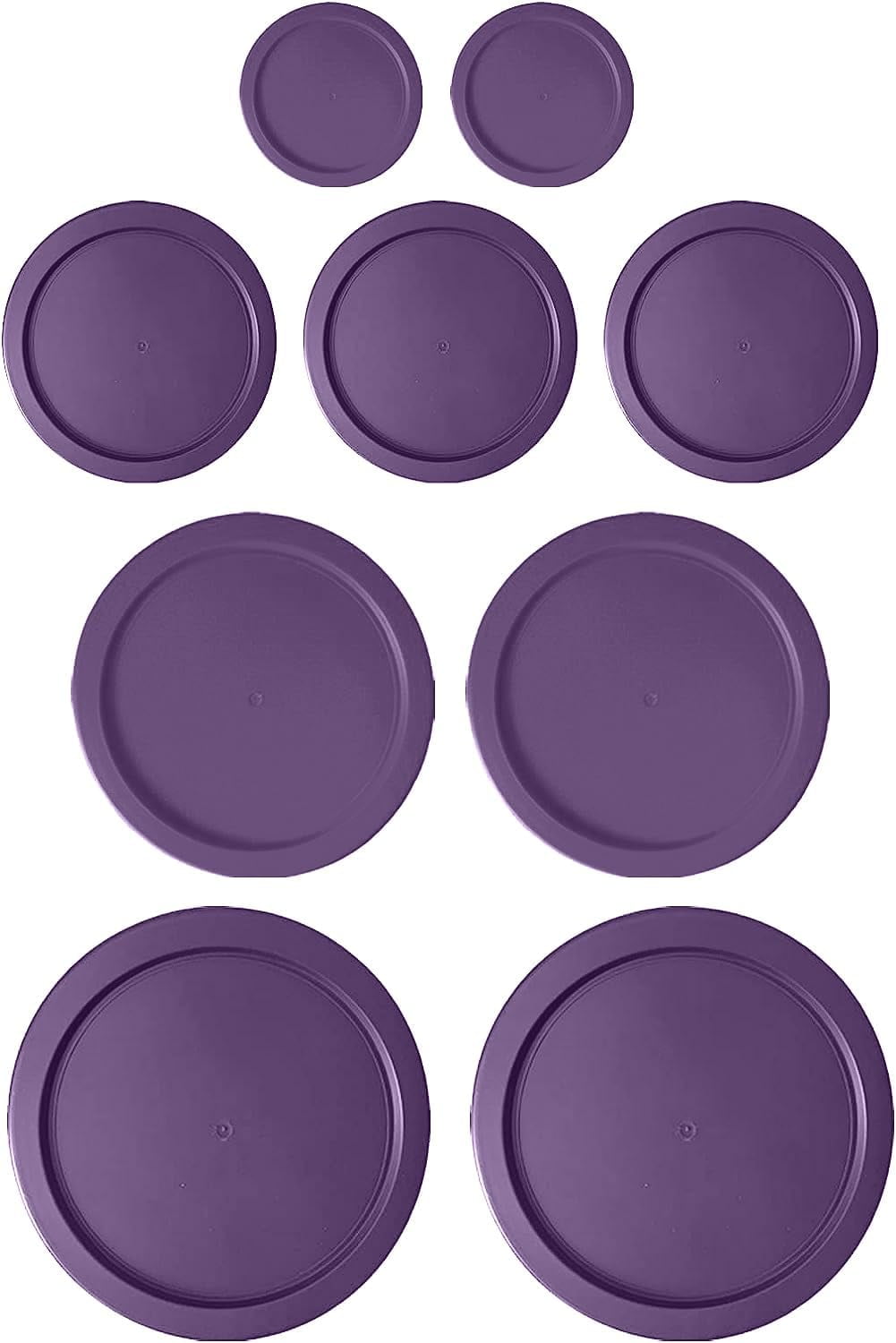 Replacement Lids for Pyrex Containers (2) 1-Cup (3) 2-Cup (2) 4-Cup (2 ...