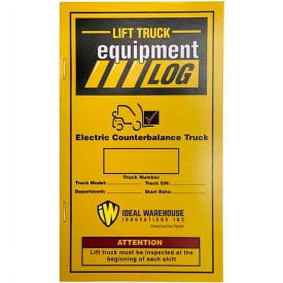 Replacement Log Book 70-1065-1 for Ideal Warehouse Electric ...
