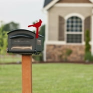 Mail Time Yellow Mailbox Alert Signal Flag with Door for Long Driveways ...